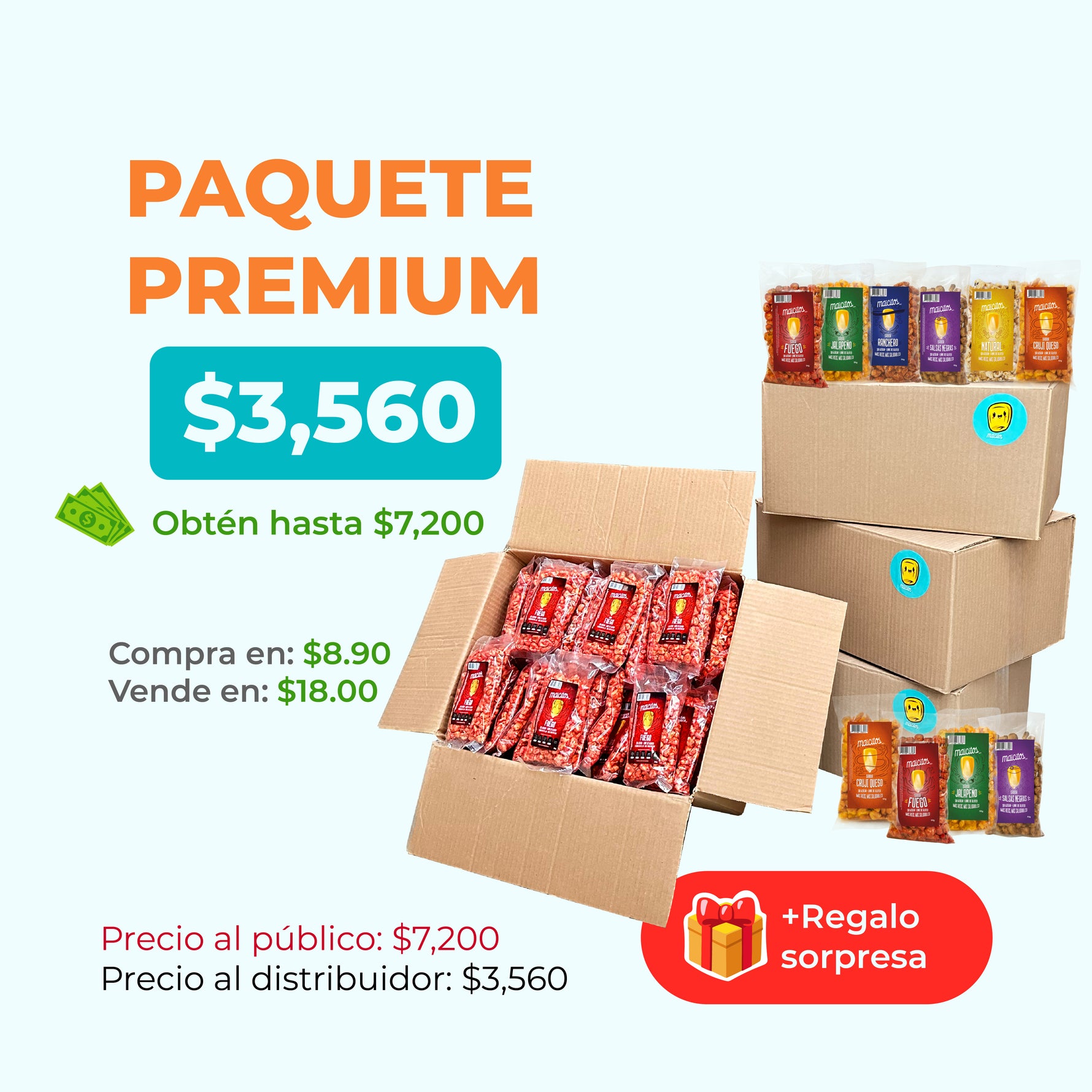 Maicitos Emprende tu negocio con snacks saludables