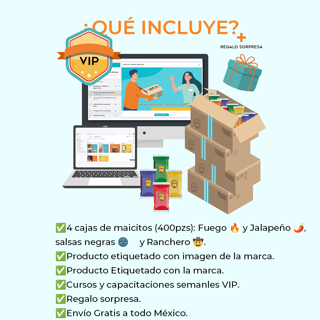 Maicitos Emprende tu negocio con snacks saludables